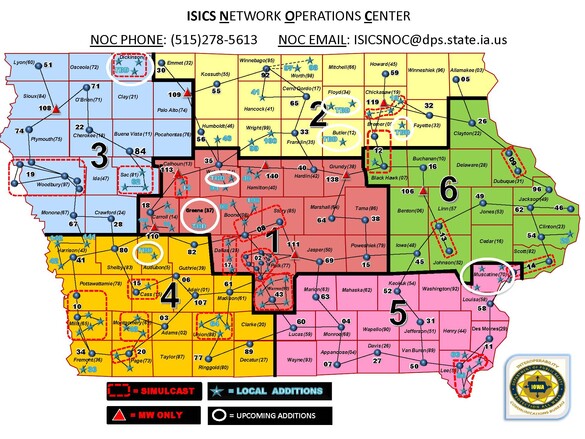 Iowa Statewide Interoperability Communications System (ISICS) | Iowa Department of Public Safety